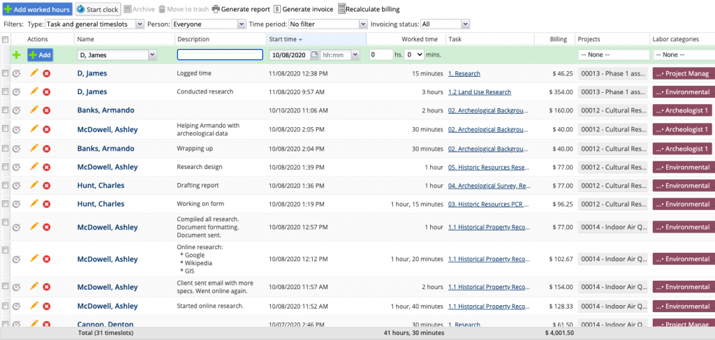 Feng Office Features